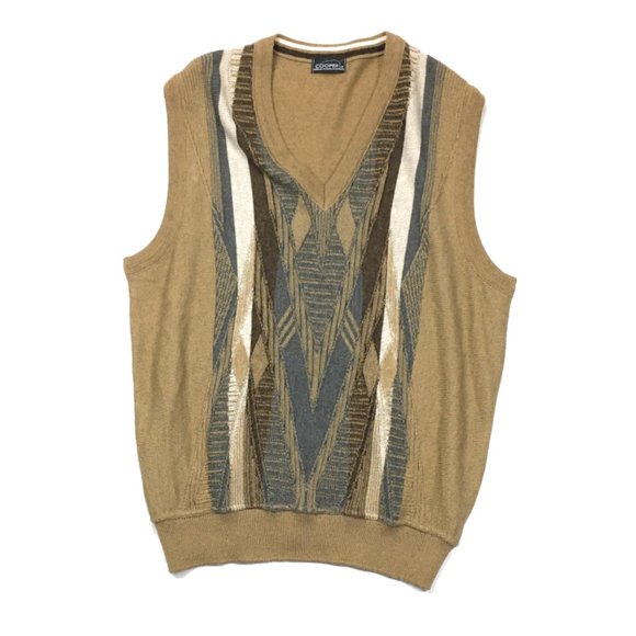 Cooper | Sweaters | Cooper 3d Cosby Style Sweater Vest Canada Made ...